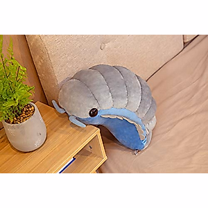 WeightedPlush Likelike Insect Plush Toys Pill Bug Stuffed Soft Animals Pillow Back Cushion Insect Doll Kids Toys Girls Boys Gift