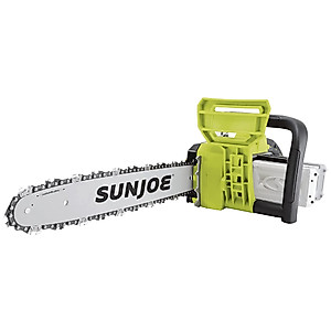 Sun Joe 24V-X2-CS16-MAX 48-Volt IONMAX Cordless Chain Saw Kit, 16-Inch, Replacement Chain Included, W/ 2 x 2.0-Ah Batteries and Charger