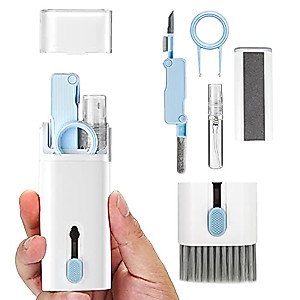 anngrowy Cleaner Kit for Airpod Bluetooth Earphones Earbud Airpods 2 Pro 2023 Keyboard Cleaner Brush Electronic Cleaning Kit for Laptop iPhone Computer Screen Headset Charging Case Cleaning Pen Tools