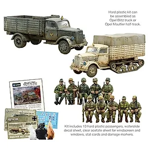 Bolt Action Opel Blitz/Maultier Truck 1:56 WWII Military Wargaming Plastic Model Kit