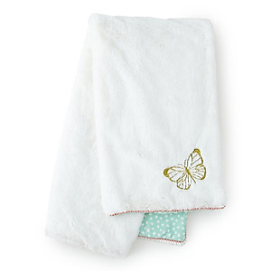 Levtex Home Baby Charlotte Blanket, Teal