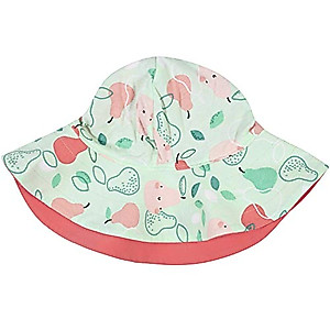 Gerber Baby Girls' 3-Piece Sundress, Diaper Cover and Hat Set, Green Pear, 5T