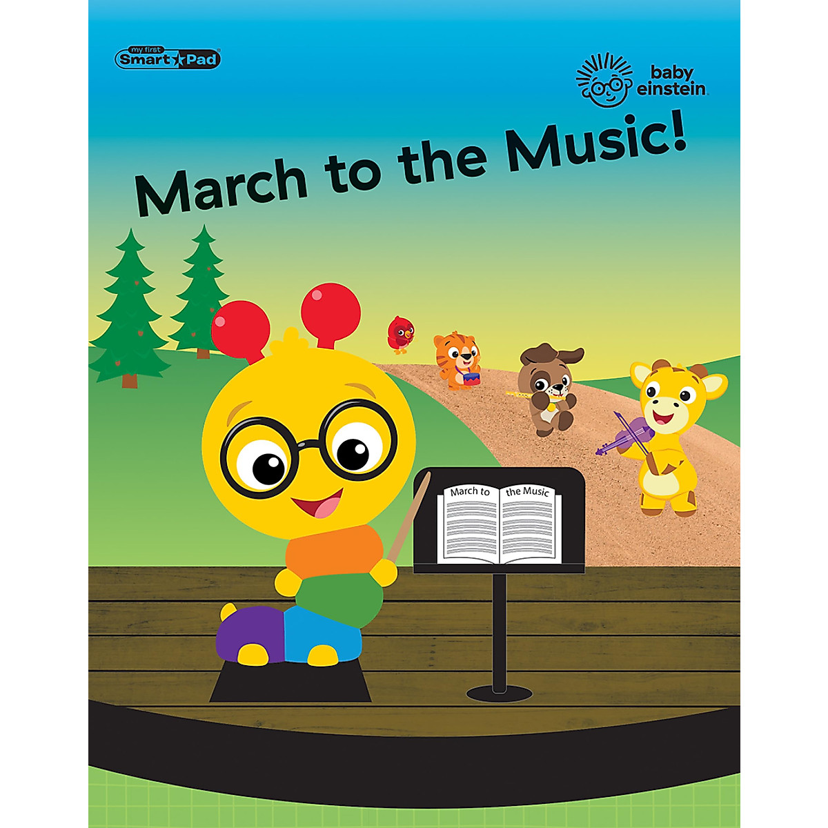 Baby Einstein - My First Smart Pad Library Electronic Activity Pad and 8-Book Library - PI Kids