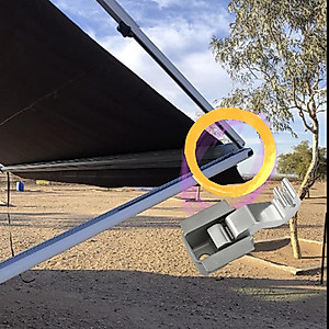 8EST TQQL RV Awning Parts Replacement for Dometic A&E 9000 8500,830463P RV Awning Rafter Rivet Slider Asm -1 Pack