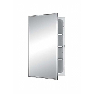 Jensen 468BC Basic Styleline Recessed Steel Medicine Cabinet, White