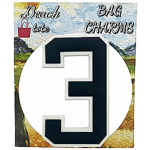 TOYORK Bag Charms for Bogg Bag Accessories Decorative Bogg Bag Charms Insert Number Charms for Beach Tote Bag Accessories