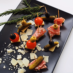 1000 Pieces Premium Bamboo Wooden Toothpicks - For Personal Hygiene, Disposable Appetizer Skewers, Cocktail Sticks or Arts & Crafts - by Mobi Lock