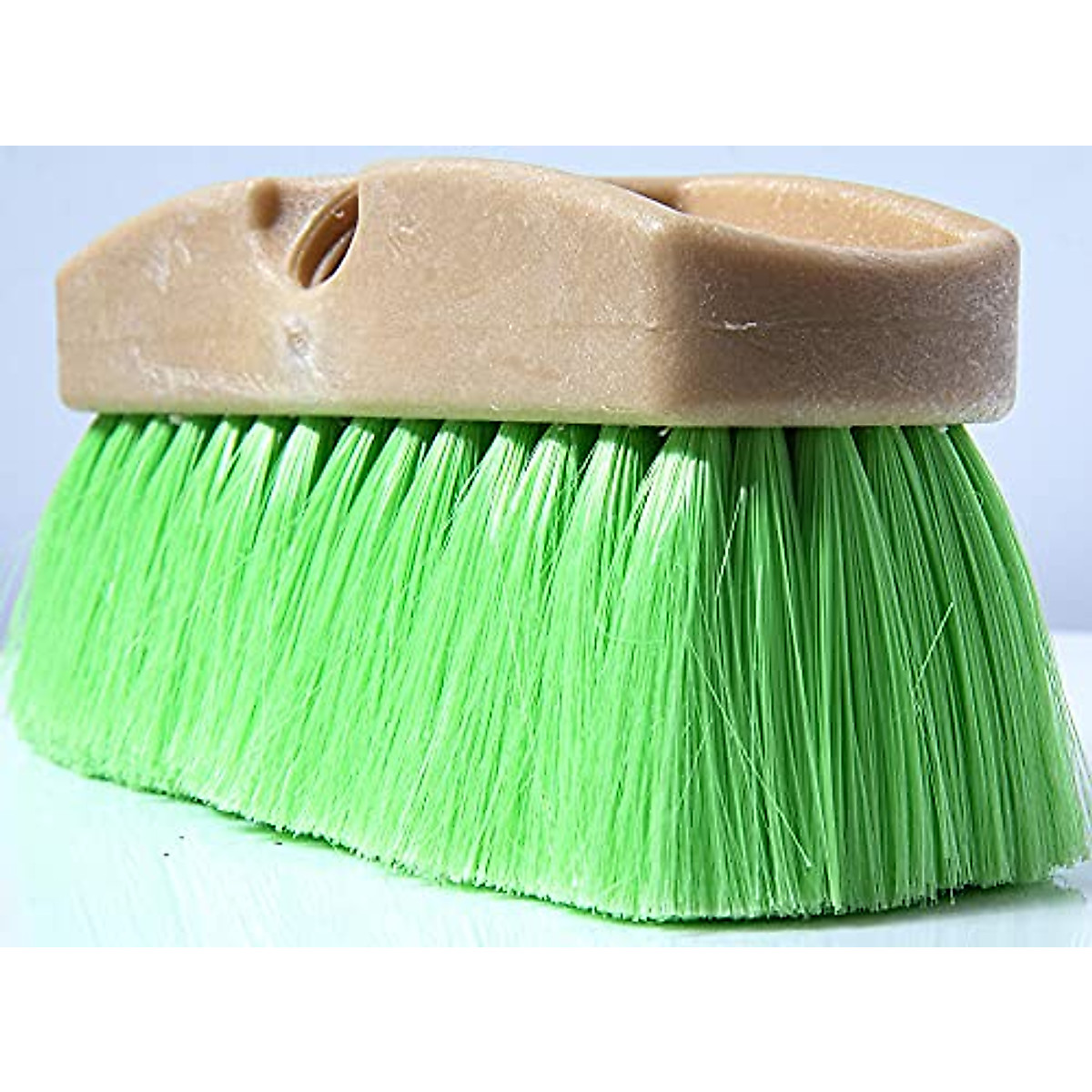 GUTTER MASTER Guttermaster GM-214NP-8 Green 8 Inch Oblong Very Soft Flow Through Brush for Vehicles and Boats