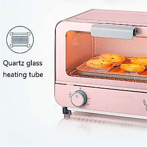 9L Mini Oven,Adjustable Temperature 60-230 ℃ and 30 Minutes Timer Multifunctional Home Baking Oven Baking Cake Convection Countertop Toaster Oven (Blue) (Blue)