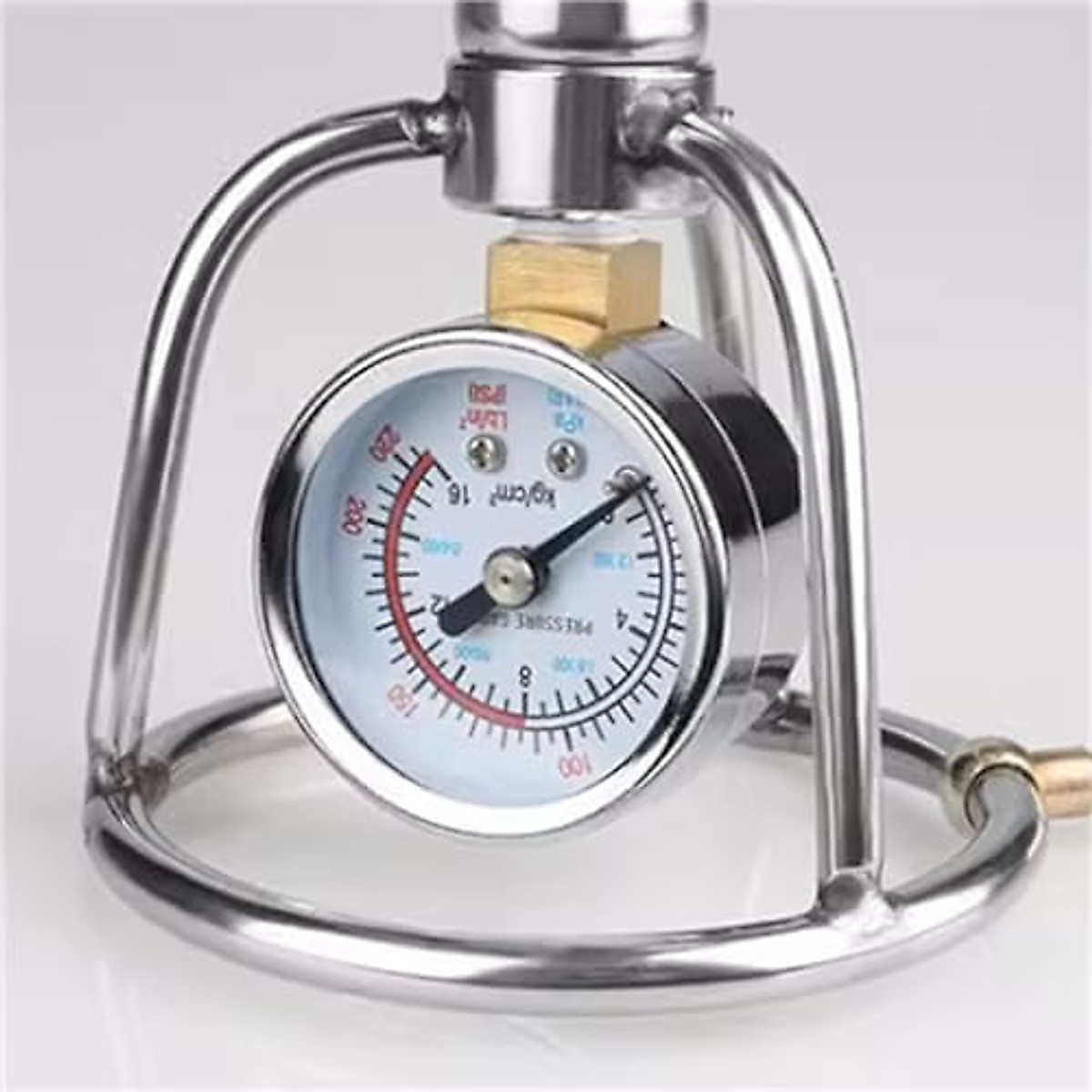 Hand Popcorn Maker, Mini Popcorn Popper 304 Stainless Steel Pellet Amplifier Hot Air Popcorn Machine Chinese Traditional Old-Fashioned Pop Corn Machine, for Home Party