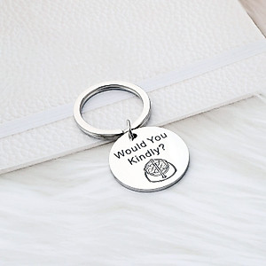 FAADBUK Video Game Inspired Big Daddy Gift Game Keychain Would You Kindly video Game Gift (Would You Kindly)