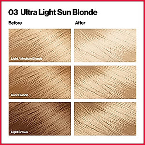 Revlon ColorSilk Hair Color, 03 Ultra Light Sun Blonde 1 ea (Pack of 2)