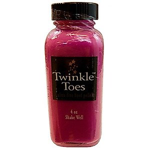 Twinkle Glitter Products Toes Satin Hoof Polish, Pink