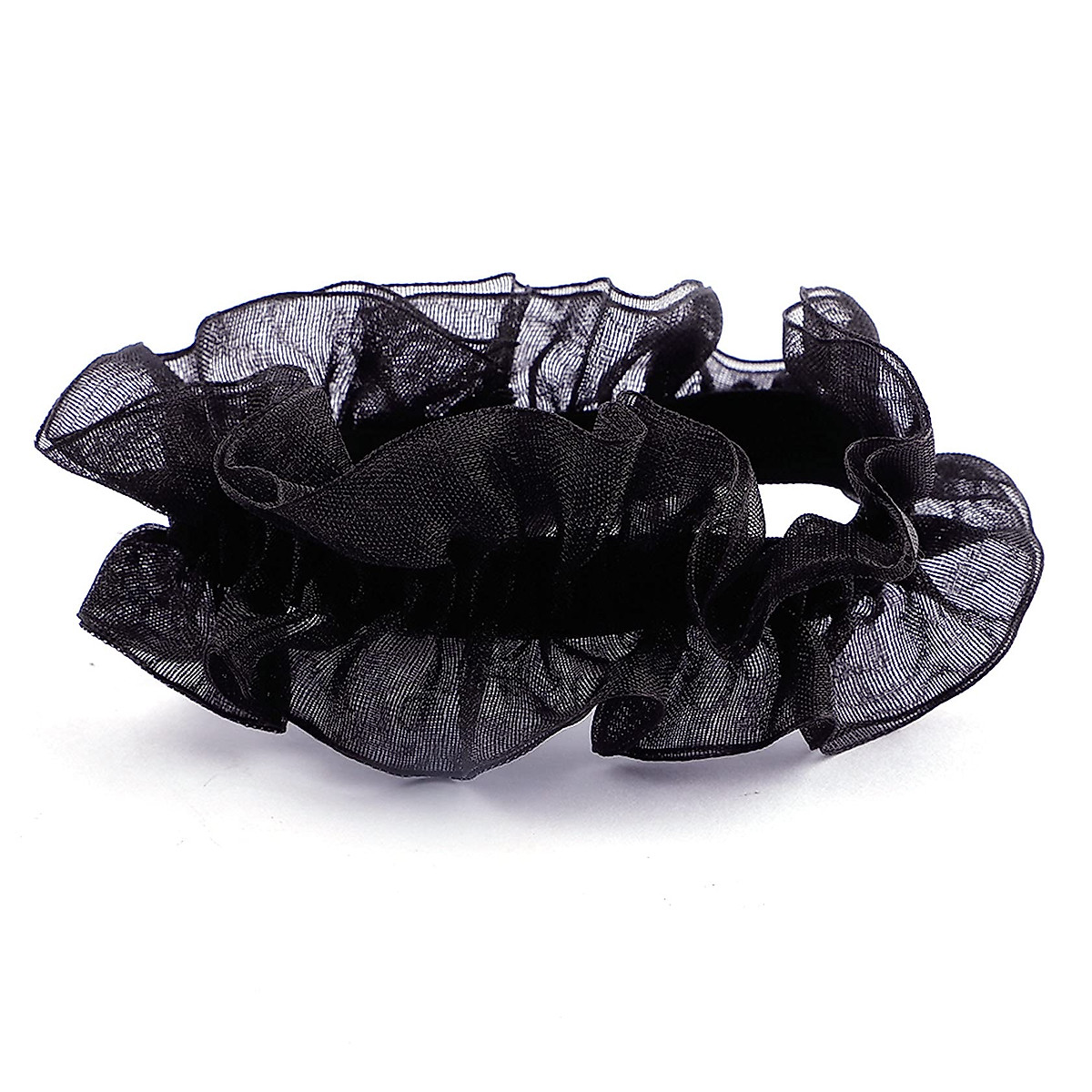 MILAKOO Black Lace Choker Goth Heart Love Charms Pendant Collar Necklace and Stretch Tattoo Bracelet