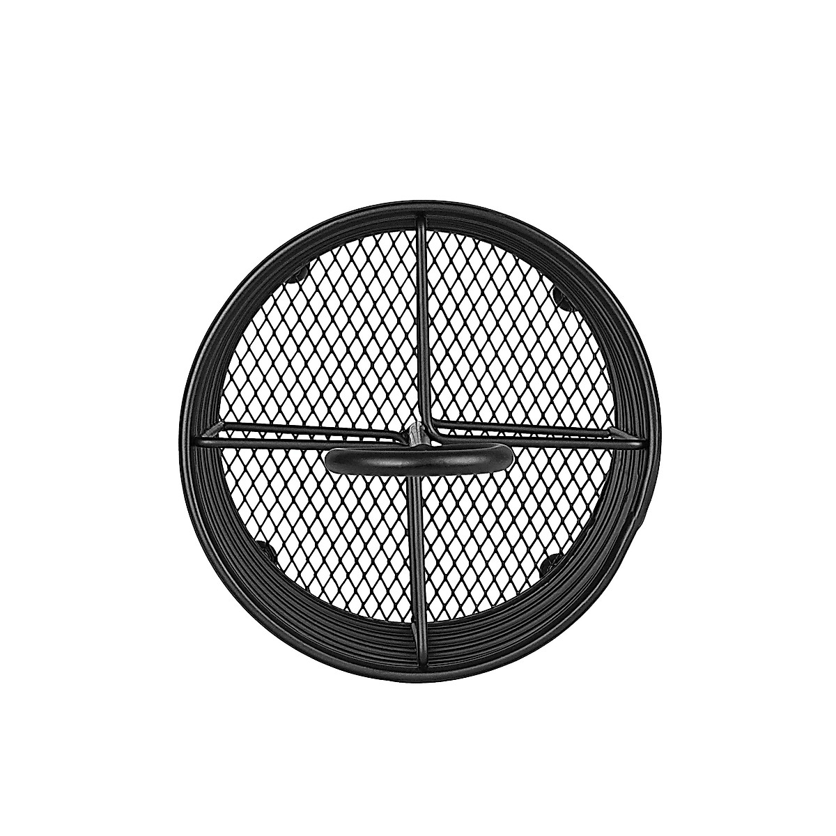 Spectrum Diversified Contempo Caddy Cutlery, Modern Dining Table Décor & Kitchen Organization, Silverware Holder with Handle, Black