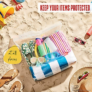 25 COUNT Large 3 GALLON Big Storage Bags - 4 MILL. EXTREME THICK - Heavy Duty Clear Plastic, For Food Freezer Lunch - Strong Zip Closure - For Seasonal Storage, Clothing, Toys, Crafts