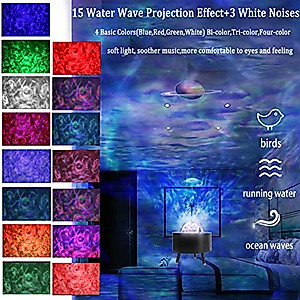 Galaxy Projector,Light Projector for Bedroom, Skylight Projector with Remote Control Built-in Bluetooth Speaker, Room Projector for Baby, Kids, Adults,Gaming Room, Mood Ambiance, Gifts