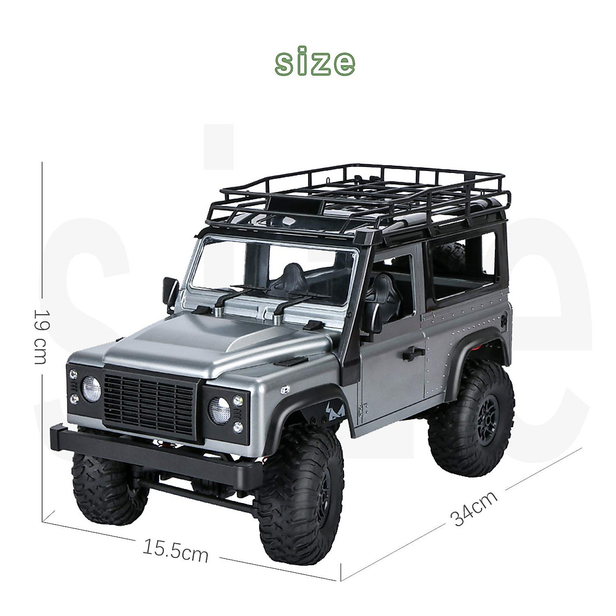 GoolRC MN 99s RC Car, 1/12 Scale 4WD 2.4G Remote Control Car for Kids and Adults, RTR RC Crawler Off-Road Truck for Land Rover Vehicle Models