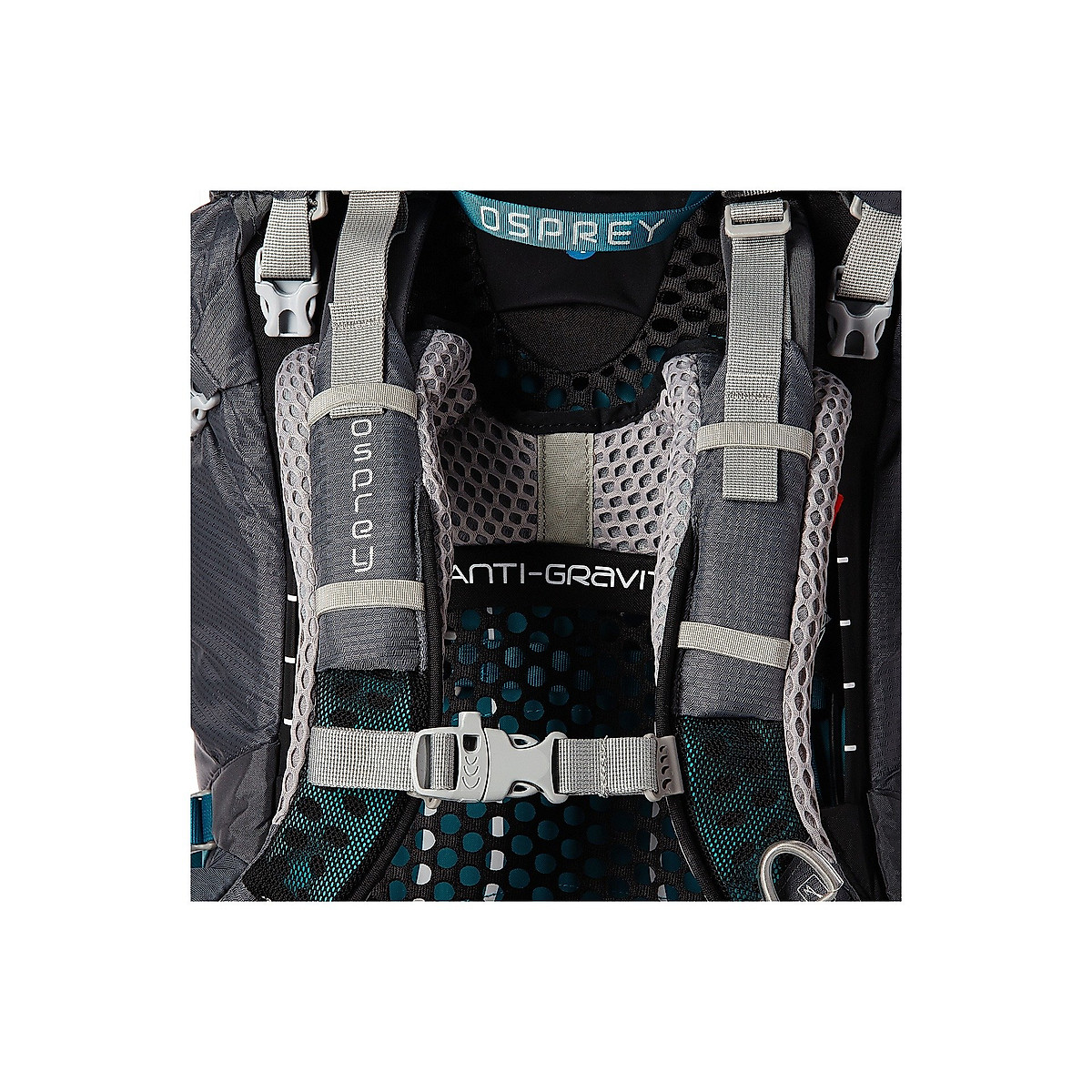 Osprey Aura AG 50L Women's Backpacking Backpack, Vestal Grey, X-Small