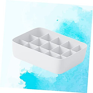 Zerodeko Box Plastic Storage Boxes Plastic Baskets Vanity Storage Organizer Bra Drawer Organizer Panties Drawer Organizer Underwear Storage Box Storage Basket Stackable Basket Divider Sock