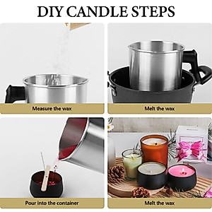 SACATR 5LB Soy Wax for Candle Making, 100% Soy Wax - Natural Candle Wax- No additives and Pure, Premium Quality Candle Wax for Candle Making