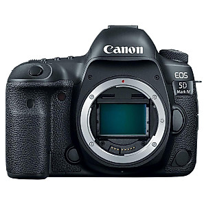 Canon EOS 5D Mark IV DSLR Body - With Canon BG-E20 Battery Grip (Renewed)