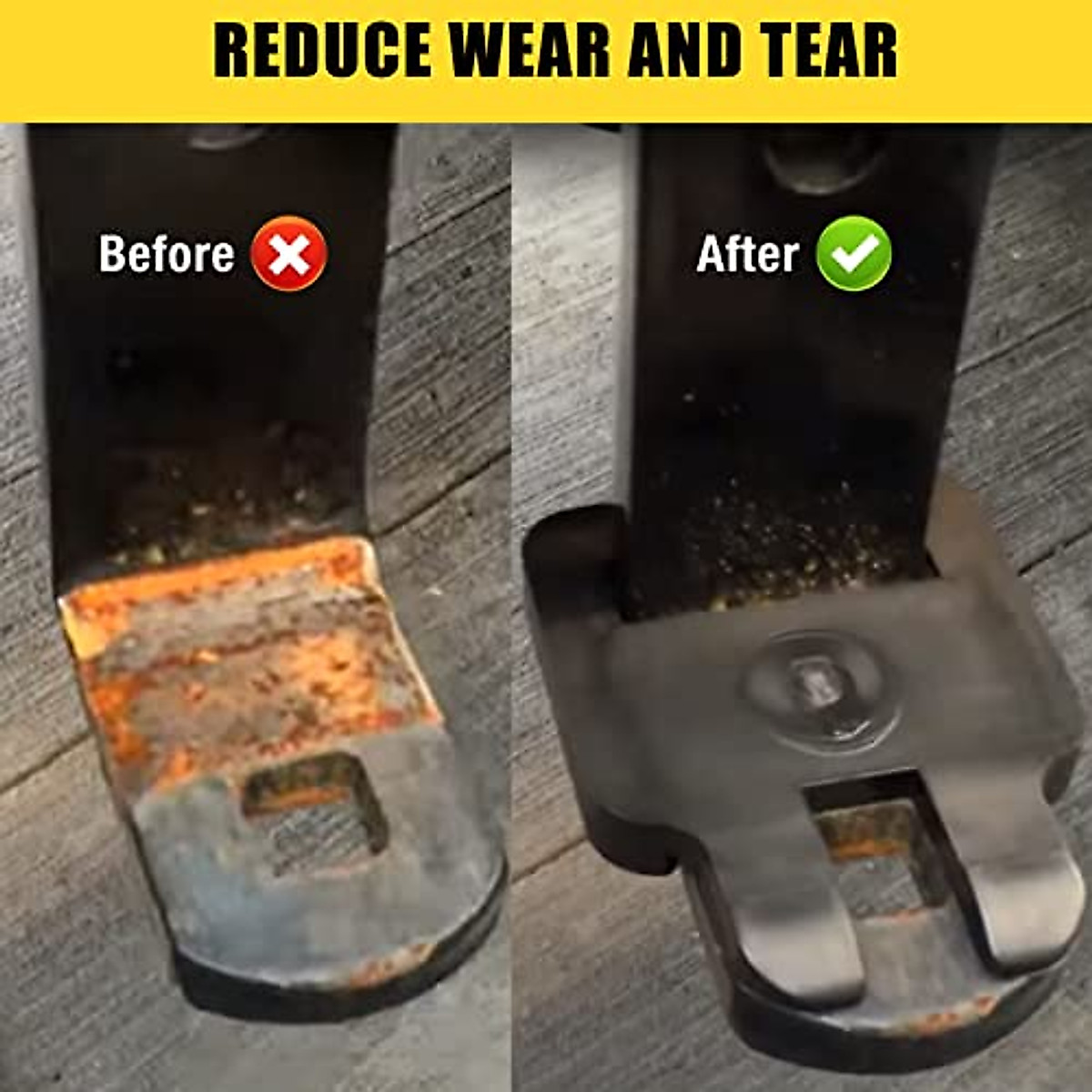 Sway Bar Bracket,E2 Hitch Parts,Weight Distribution Hitch Parts Compatible with E2 Hitch Sway 6k 8k 10k 12k 14k,Sway Control Brackets,Sway Bracket Jacket Eliminate Noise 1pair (2pcs)