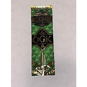 Billionaire Hemp Wraps Variety Pack (16 Wraps) 8 Packs one Each Flavor; OGK Natural Ballin' Blueberry Milli Mango Majestic Grape Sweet Stacks Pink Lemonade Russian Cream