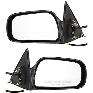 Kool Vue Driver & Passenger Side Power Non-Heated Mirrors for Toyota Camry 1997-2001 Paintable Japan Built Vehicle (VIN starts with J)