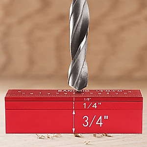 EANOSIC Setup Blocks Height Gauge Set, 8pcs Precision Aluminum Setup Bars for Router and Table Saw Accessories Woodworking Set Up, Bars Include Laser Engraved Size Markings (Extra Long 4 Inch)
