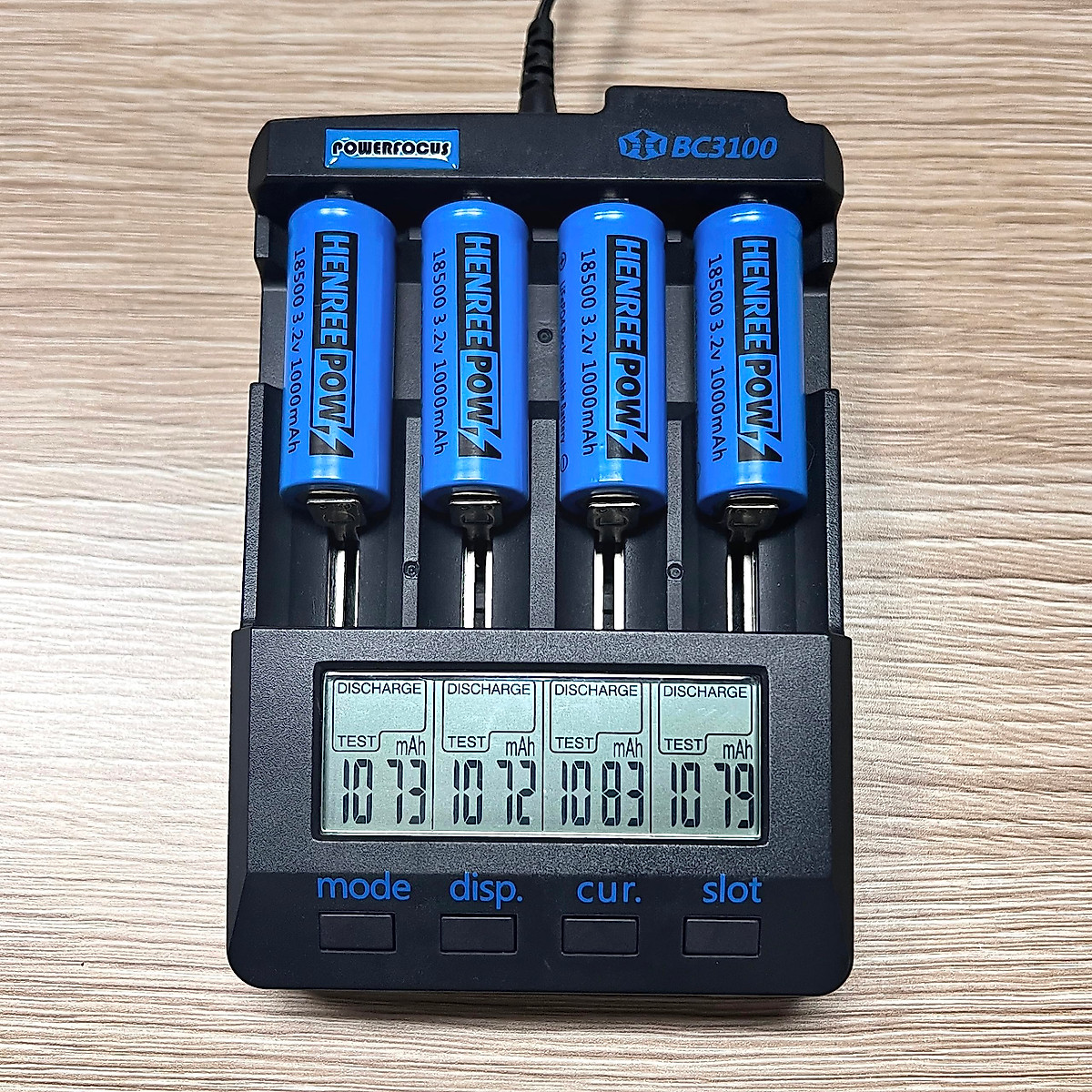 Henreepow 18500 Rechargeable Battery, 3.2v LiFePO4 Lithium Phosphate Battery 1000mAh for Outdoor Garden Solar Lights, Flashlight (8 Pack)