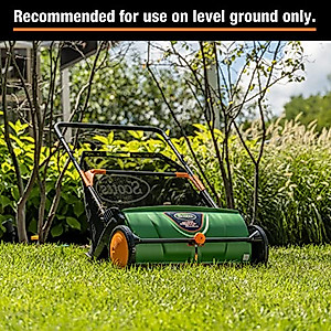 Scotts Outdoor Power Tools LSW70026S 26-Inch Push Lawn Sweeper, Black/Green