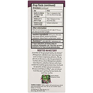 Natures Way Umcka Cold and Flu Berry Syrup, 4 FZ