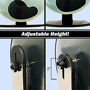 Silent Runner 12" Regular Wheel + Sandy Track + Cage Attachment - Pet Exercise Wheel Package Set - for Sugar Gliders, Female Rats, Hamsters, Mice and Other Small Pets