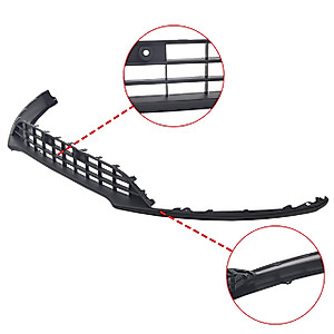 ECOTRIC Front Bumper Valance Lower Grill Compatible with 2015-2018 Ford Focus F1EZ17626A Lower Lip Chin Grill Grille Spoiler Panel