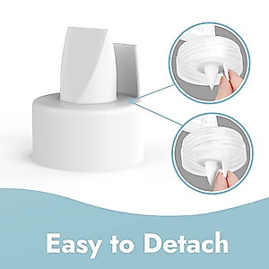 [6-Count] Papablic Duckbill Valves for Spectra and Medela, Replaceable Duckbill Valves for Spectra S1 Spectra S2 valves and Medela Pump in Style, BPA/DEHP Free