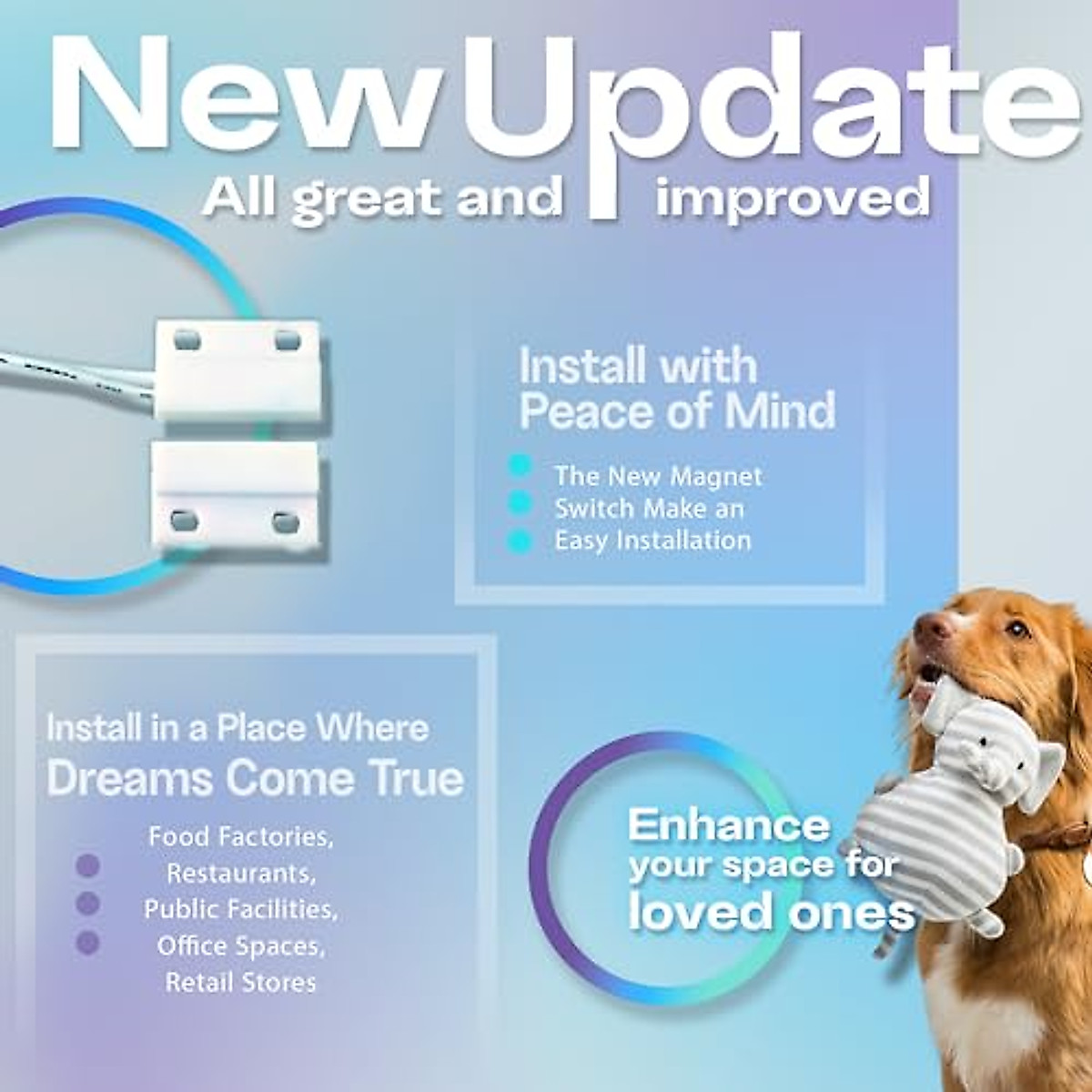 DuraSteel Wall Mounted Air Curtain Fan - White 36 Inch Air Door - UL Certified Heavy Duty - Commercial Super Power Indoor Over Door Fan with Door Magnetic Switch by Aerial Titan-2