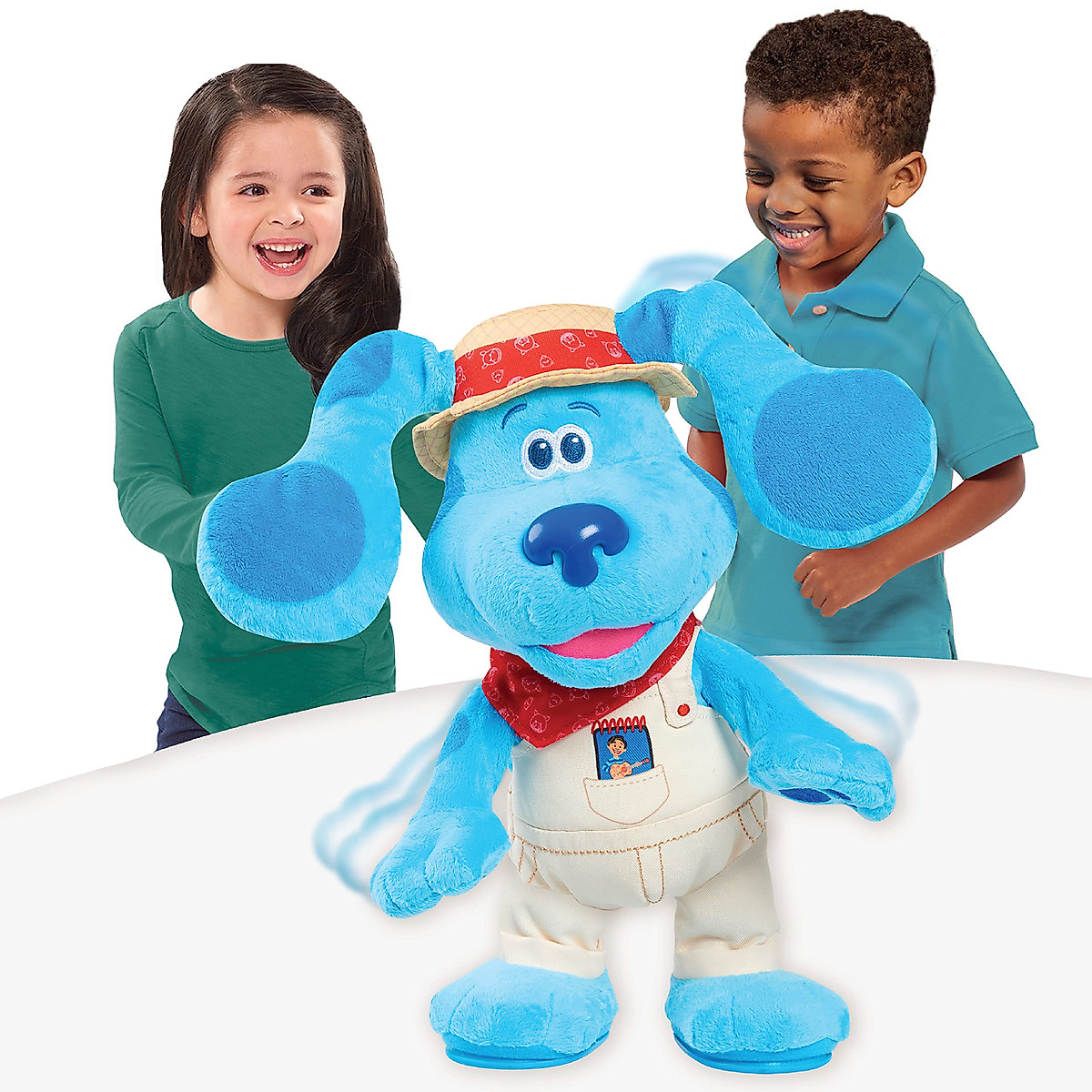 Blue's Clues and You! B-I-N-G-O Blue, 14-inch Interactive Plush Toy with Song and Game Mode, Dog