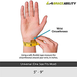 BraceAbility Cheer Wrist Brace | Gymnastics, Cheerleading & Tumbling Support Guard Wrap for Girl & Boy Gymnasts or Cheerleaders (One Size Fits Most)