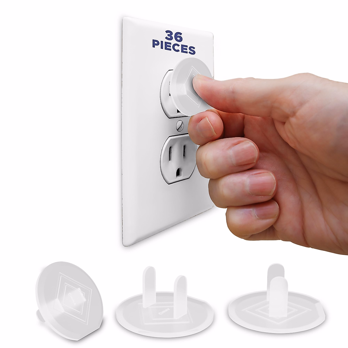 Mommys Helper - Outlet Plugs, (108 Count) (3 Packs Of 36 Count)