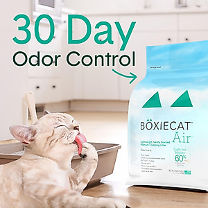 Boxie Gently Scented Cat Litter, Lightweight 30-Day Odor Control, Clumping, 11.5lb