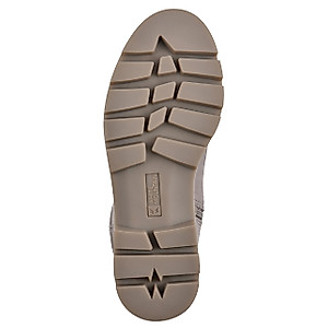 WHITE MOUNTAIN Women's Shoes Glean Lug Sole Mid Calf Boot, Lttaupe/Suede, 8.5 M