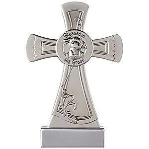 Precious Moments Baptism Cross, Cream/White