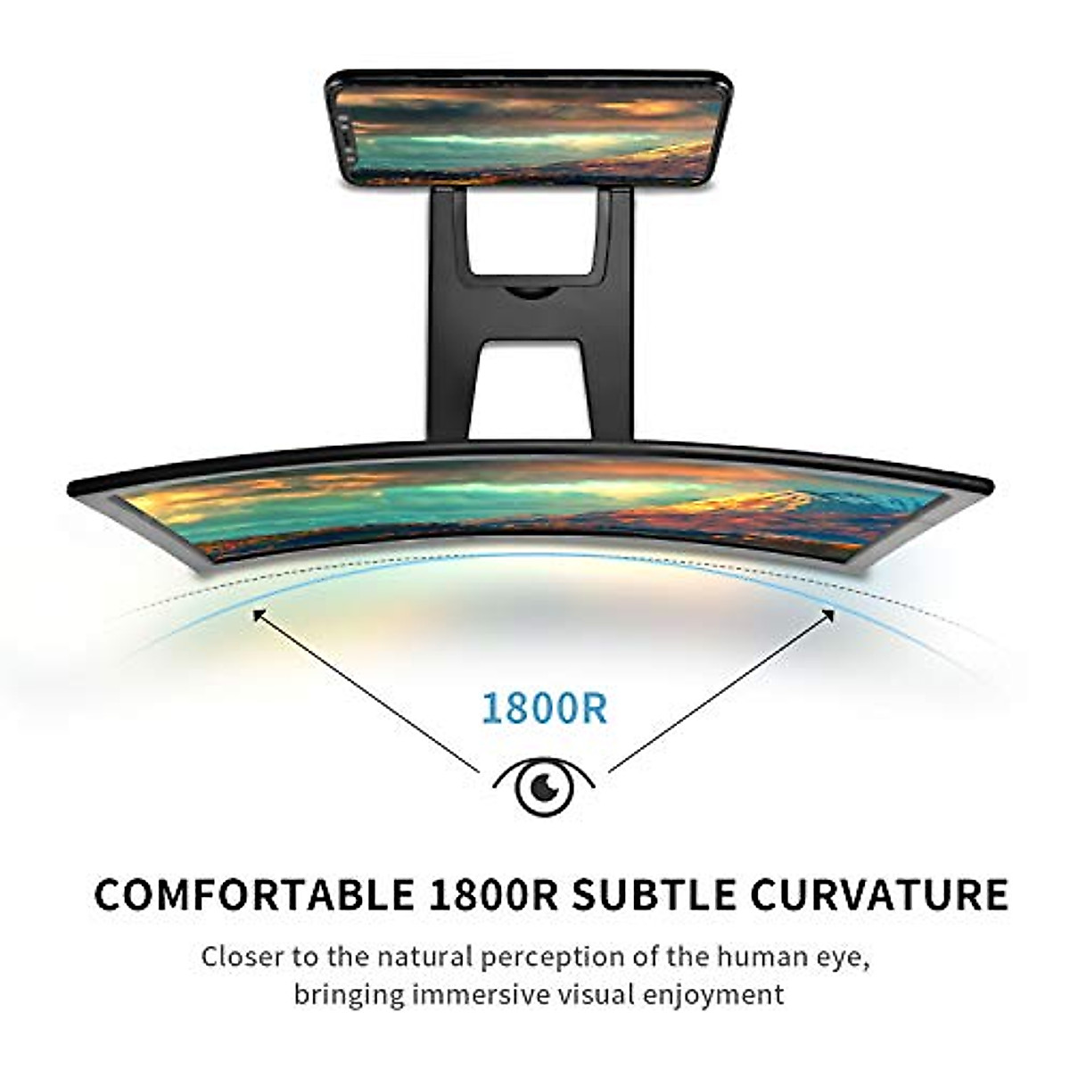 Newseego 12 Inches Phone Screen Magnifier, 3D HD Movie Screen Magnifying with Curved Surface Design Movies Videos Amplifier Foldable Phone Stand Screen Amplifier for All Smartphone - Black