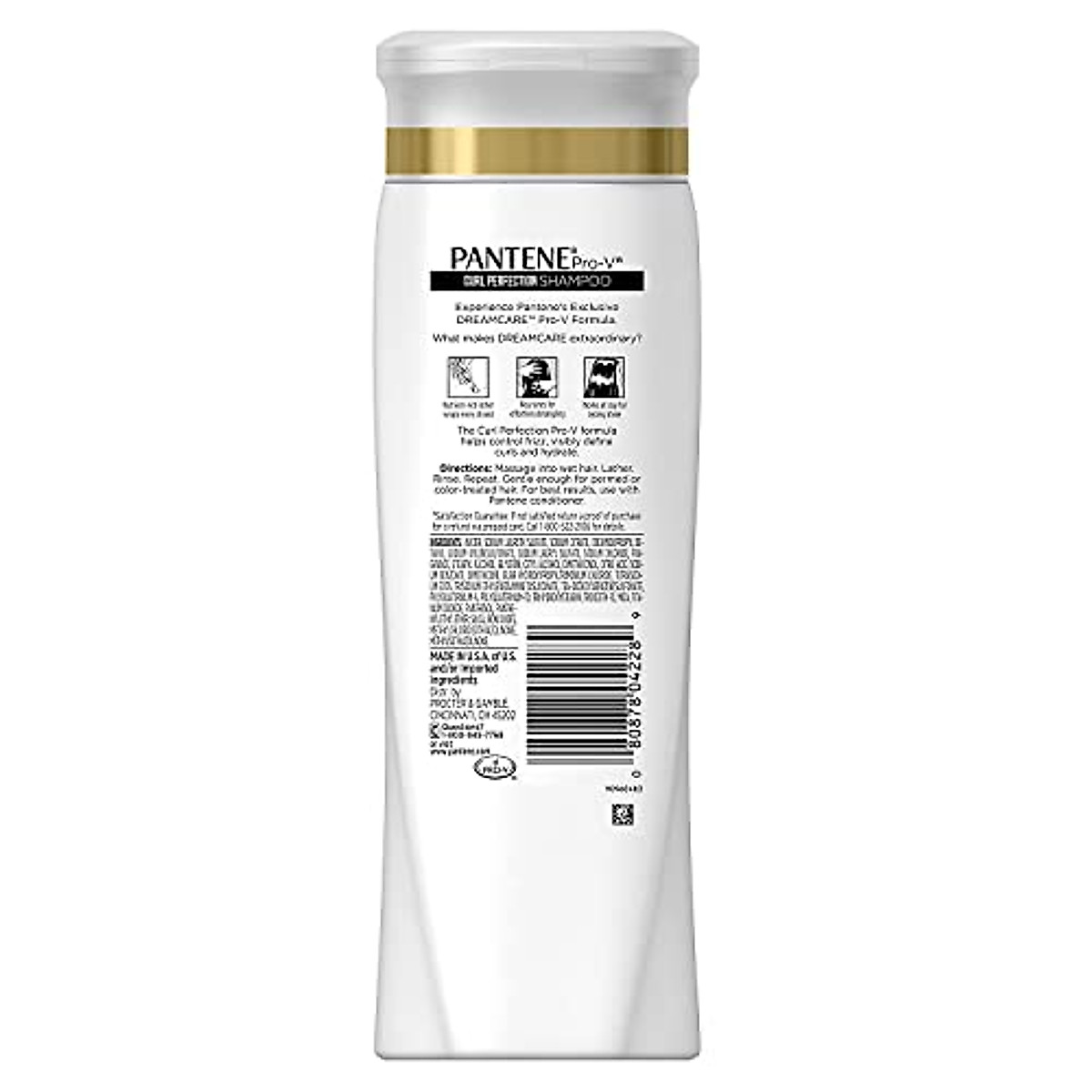 Pantene Pro-V Curly Perfection Moisturizing Shampoo 12.6 oz (Pack of 3)