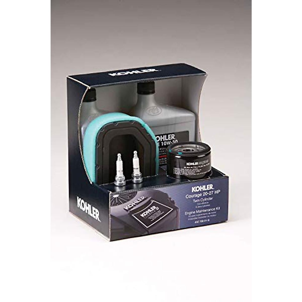 Kohler Genuine Maintenance Kit 32 789 01-S for Courage Twin Series SV710-SV840 20-27HP Riding Lawn Mowers