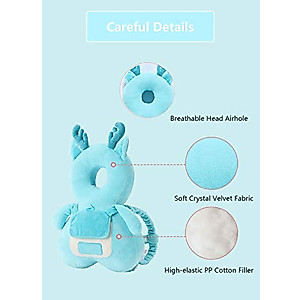 Head Safety Protector Pad for Baby Toddler Walker,Infant Talking Head Protection Backpack Cushion (Yellow Duck)