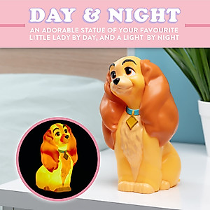 Paladone Lady and The Tramp Light | Disney Home Décor | Officially Licensed Merchandise