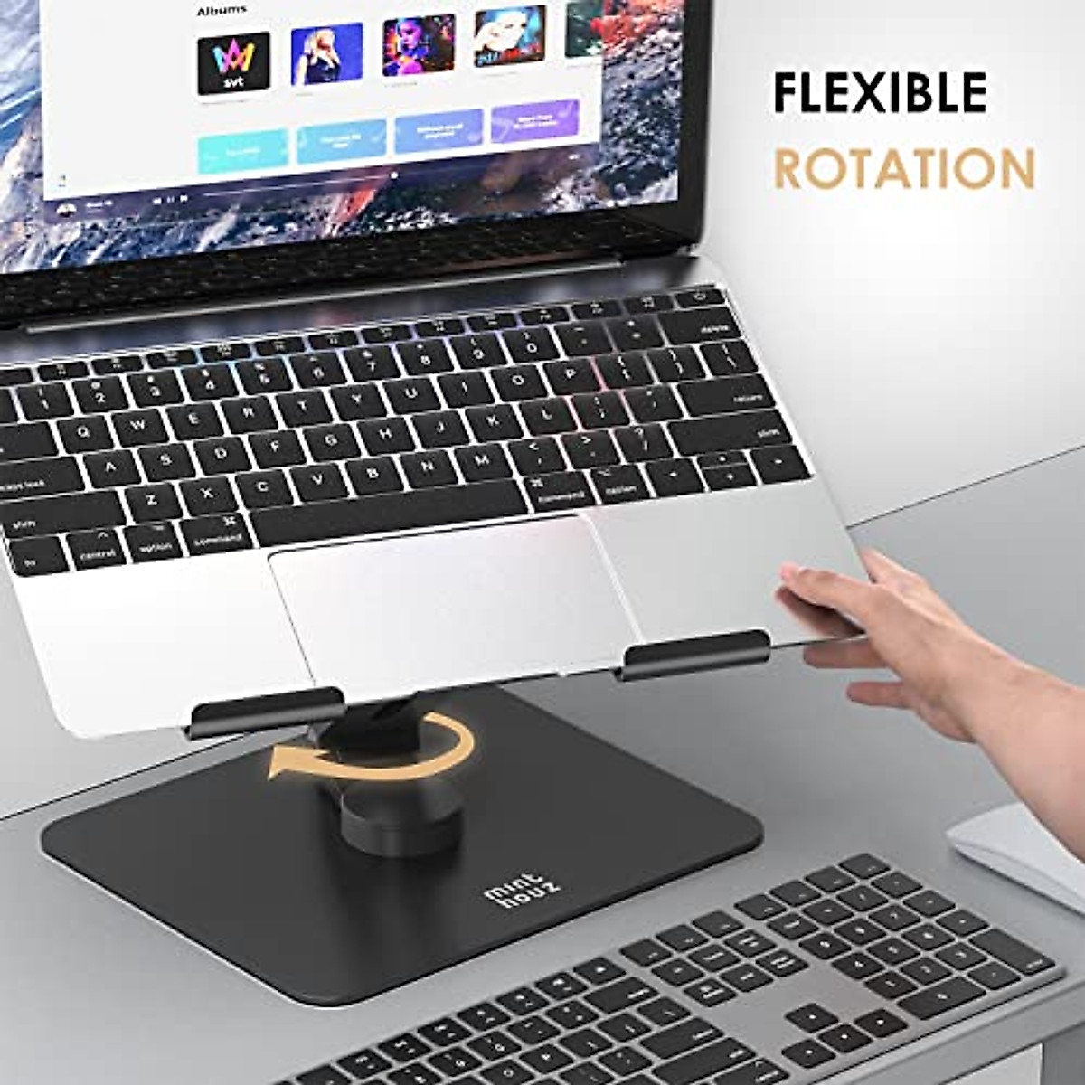 Minthouz 360° Swivel Ergonomic Aluminum Laptop Stand