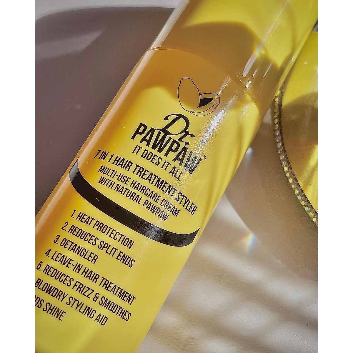 Dr. PawPaw It Does It All 7 In 1 Hair Treatment Styler - Cruelty-Free Heat Protection Spray for Hair - Ideal Heat Spray Protection for Hair - 5 oz